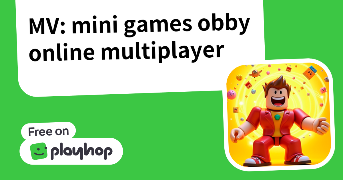 MV: mini games obby online multiplayer （由 Appbomb):网上免费玩 Playhop