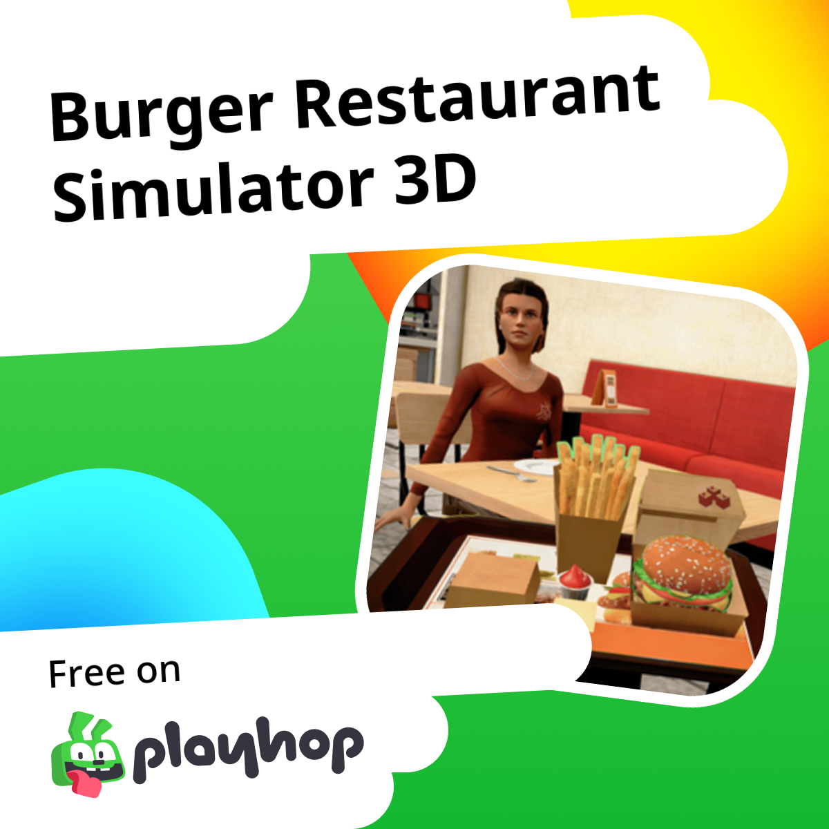 Burger Restaurant Simulator 3D: Play Online For Free On Playhop