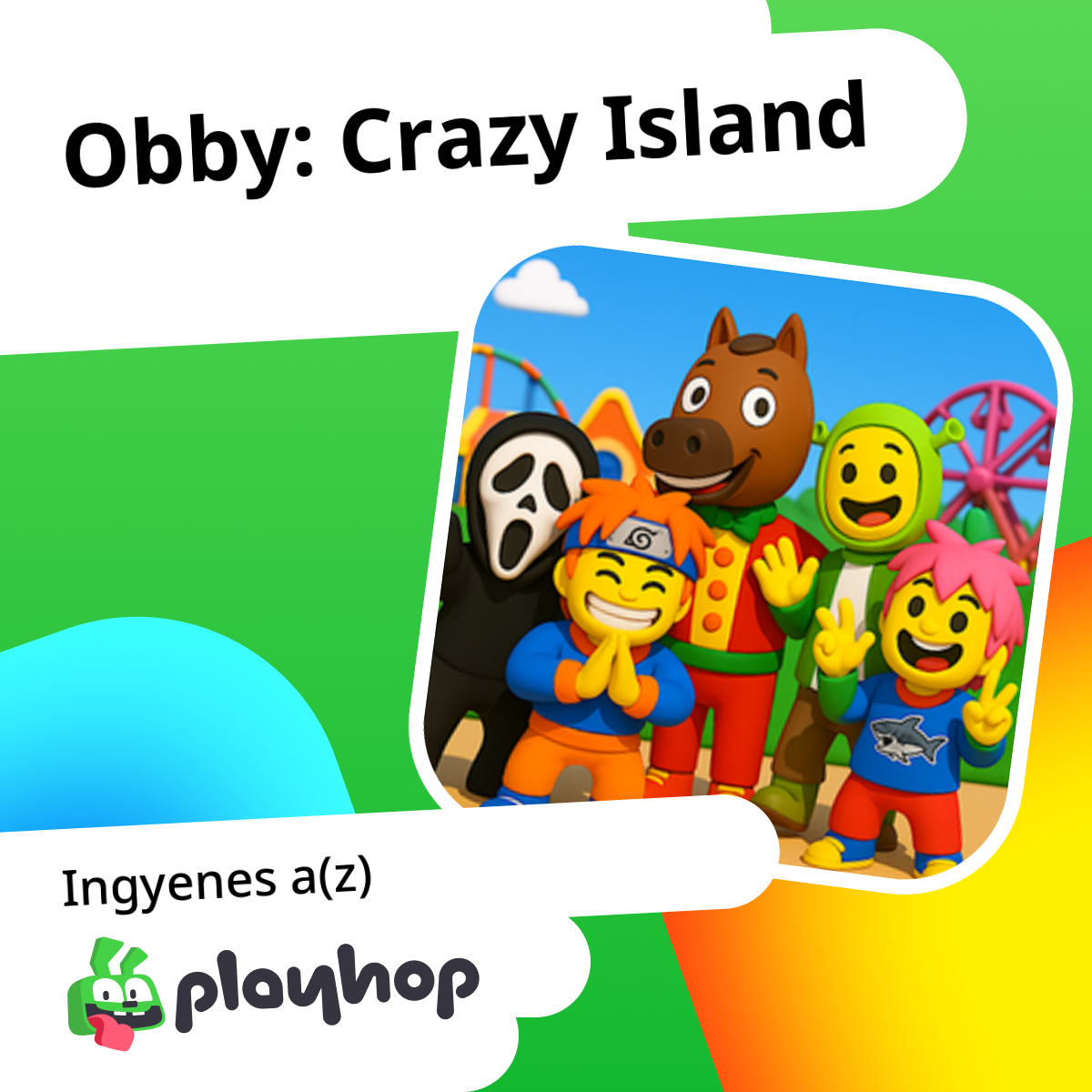 Obby: Crazy Island (által Svaytosha): Játssz Ingyen Online Playhop
