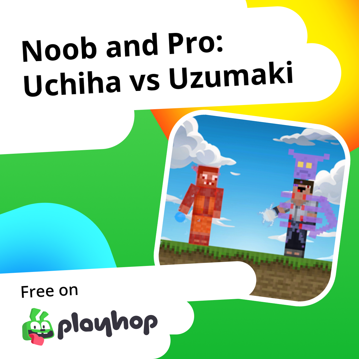 Noob and Pro: Uchiha vs Uzumaki (by Desmond Games): Play Online For ...