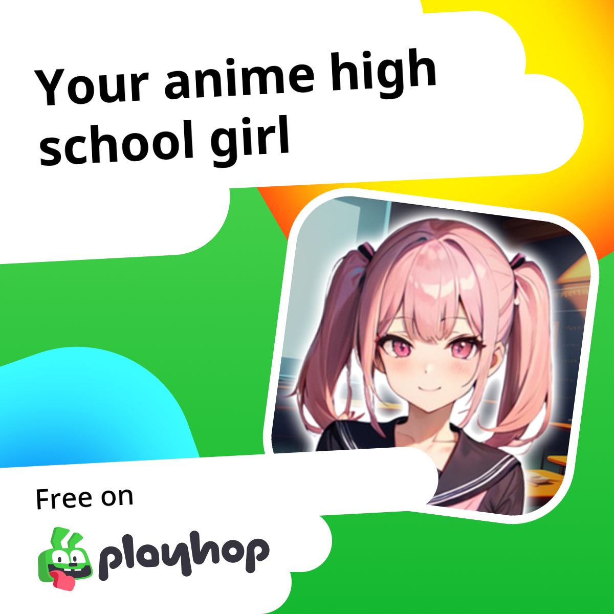 Your anime high school girl: Play Online For Free On Playhop
