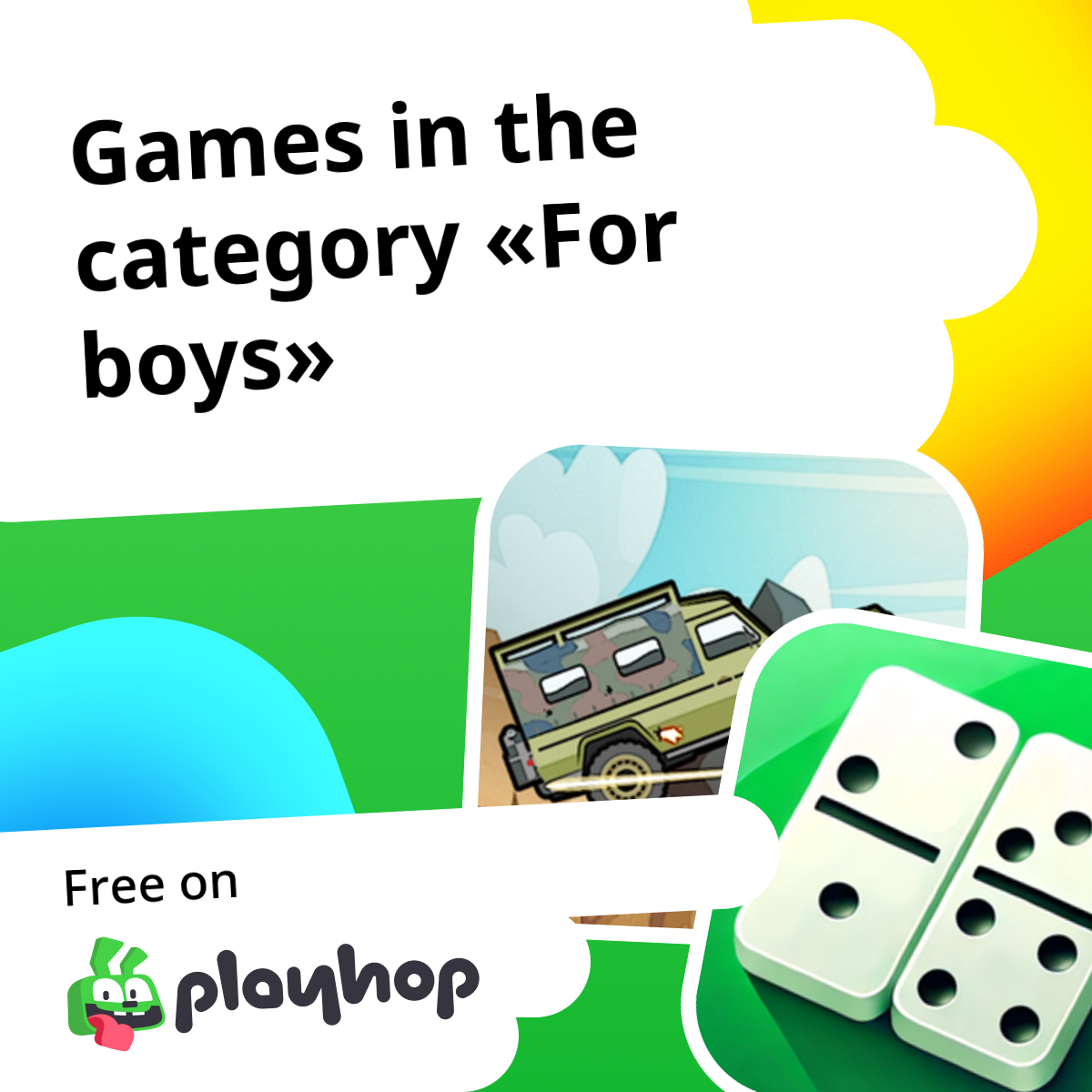 Games For boys Online: Play For Free On Playhop