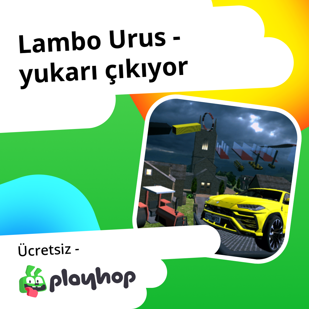 Lambo Urus - yukarı çıkıyor: Playhop'da Ücretsiz Çevrimiçi Oynayın