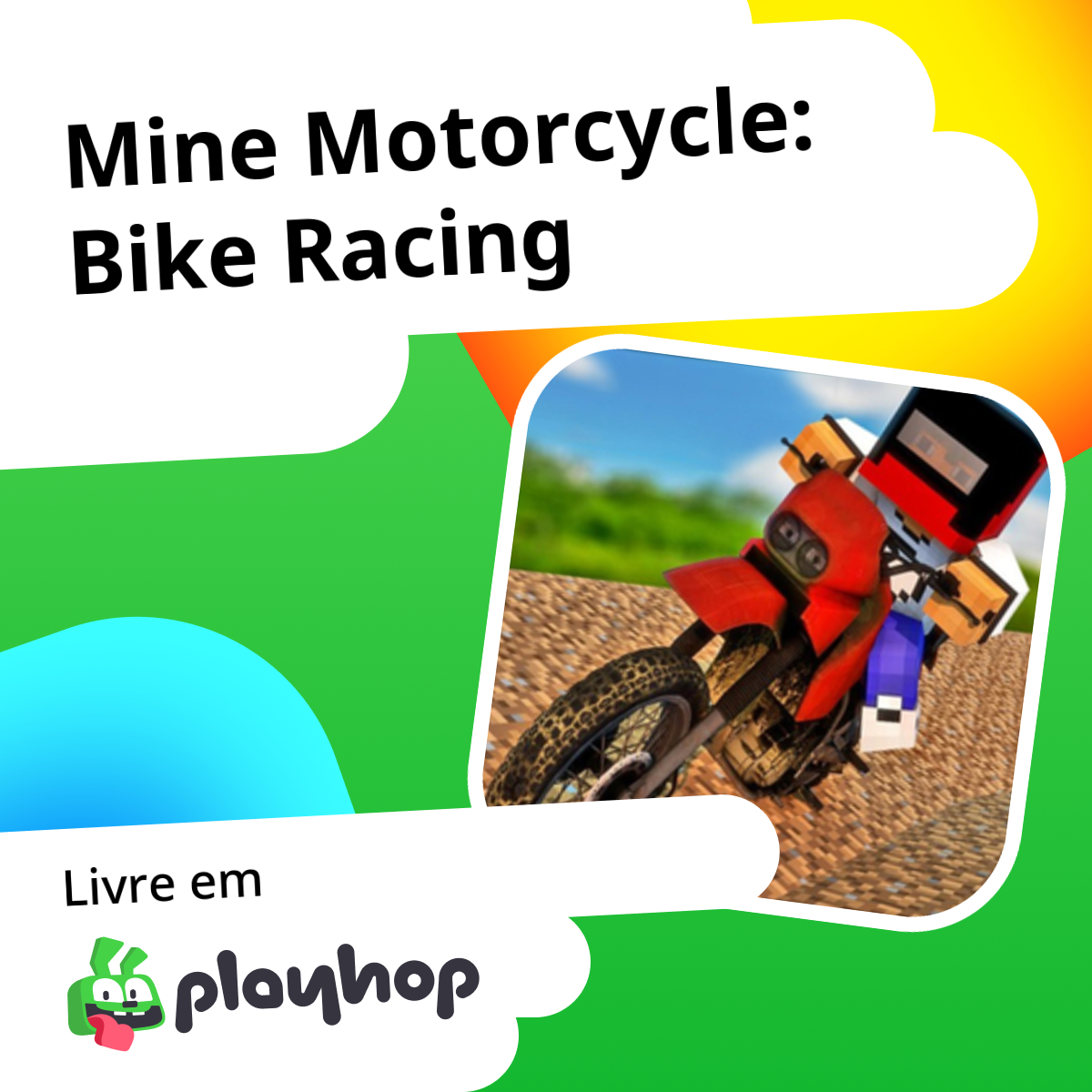 Mine Motorcycle: Bike Racing (por Crazy Duck Games): Jogue Online Gratuitamente Em Playhop