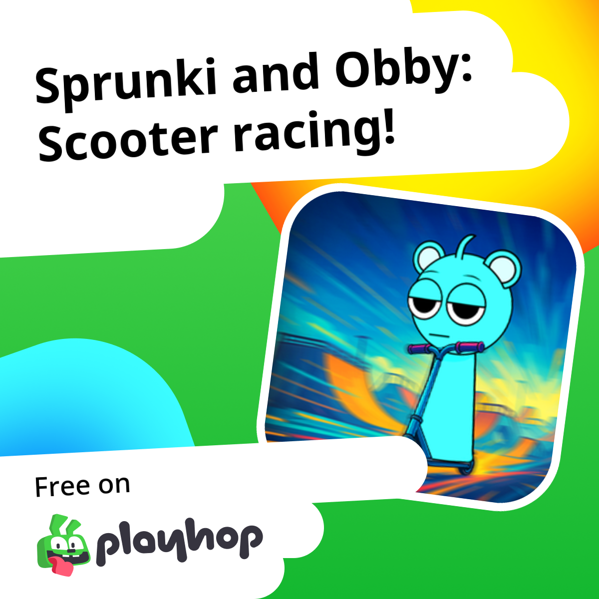 Sprunki and Obby: Scooter racing! (by pink4panther): Play Online For ...