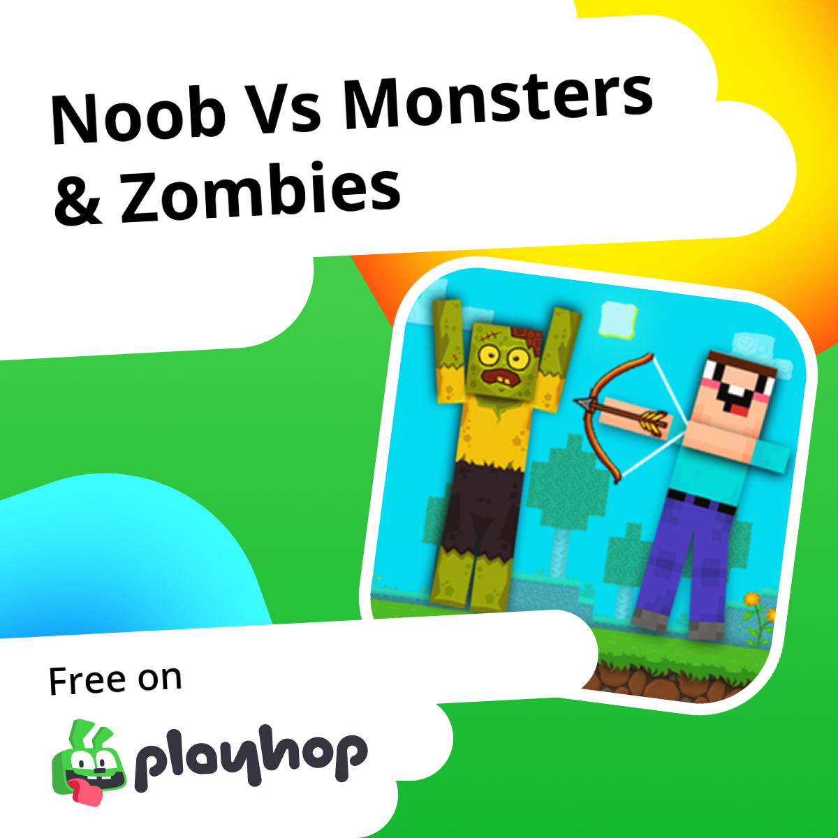 Noob Vs Monsters & Zombies (by Platonov Developer): Play Online For Free On Playhop