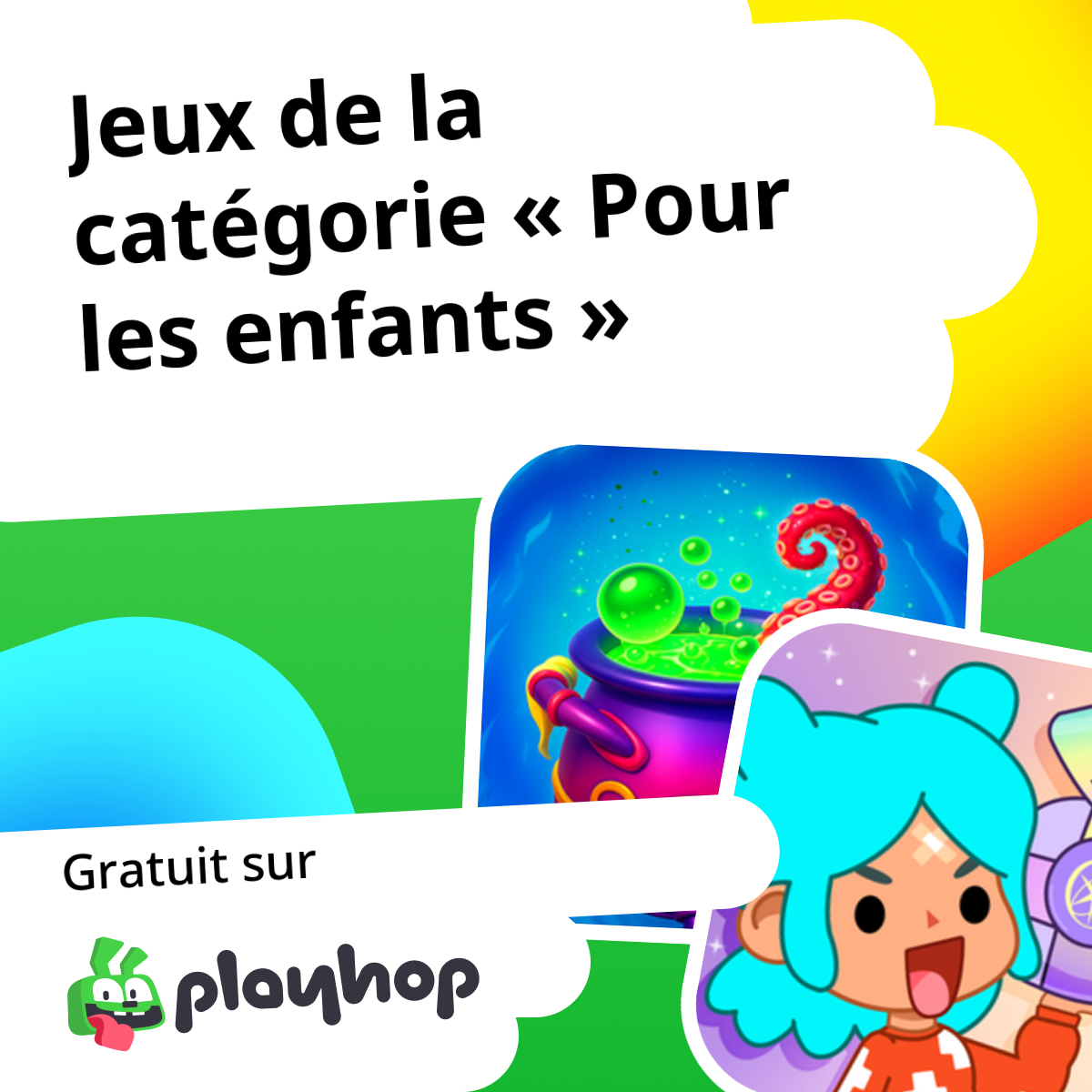 Pour les enfants jeux En Ligne 👧 Jouer Gratuitement sur Playhop
