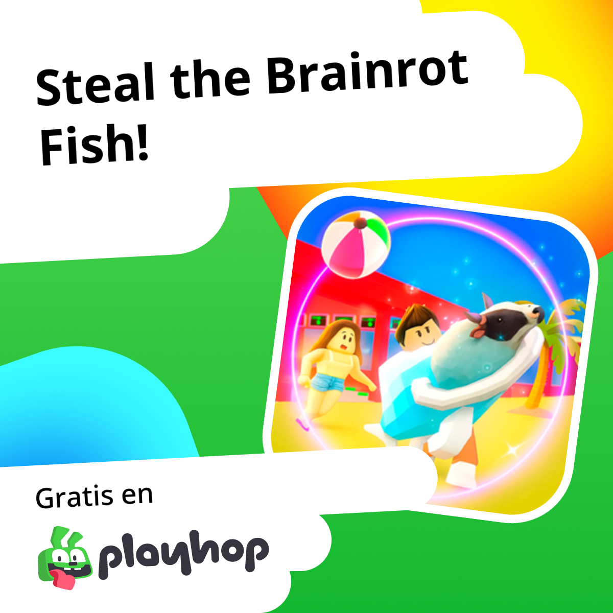Steal the Brainrot Fish! (por UFOgames): Juega Gratis Online en Playhop