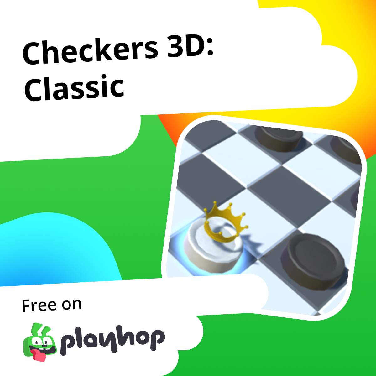 Checkers 3D: Classic (by Pelemenium Games): Play Online For Free On Playhop