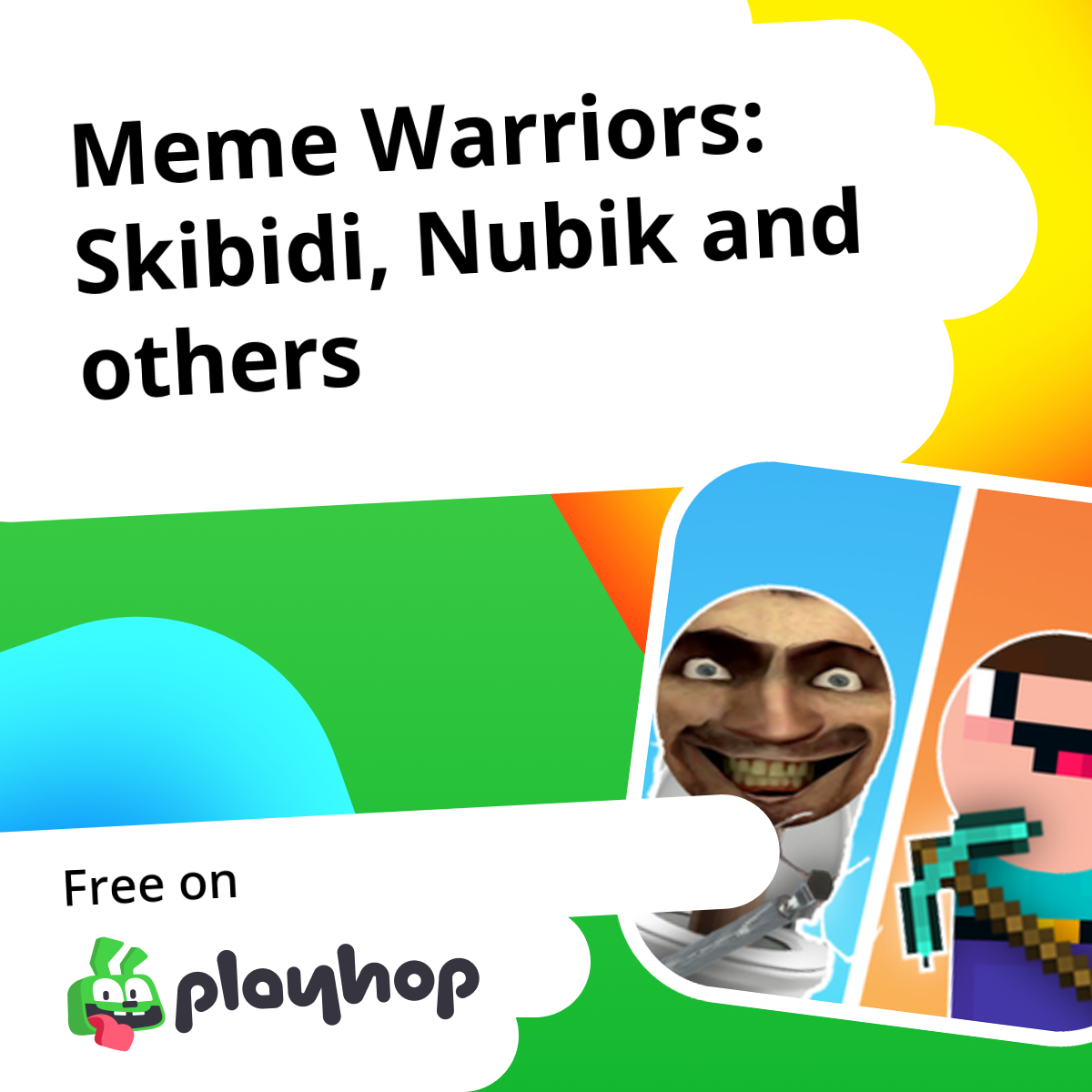 Meme Warriors: Skibidi, Nubik and others: Play Online For Free On Playhop