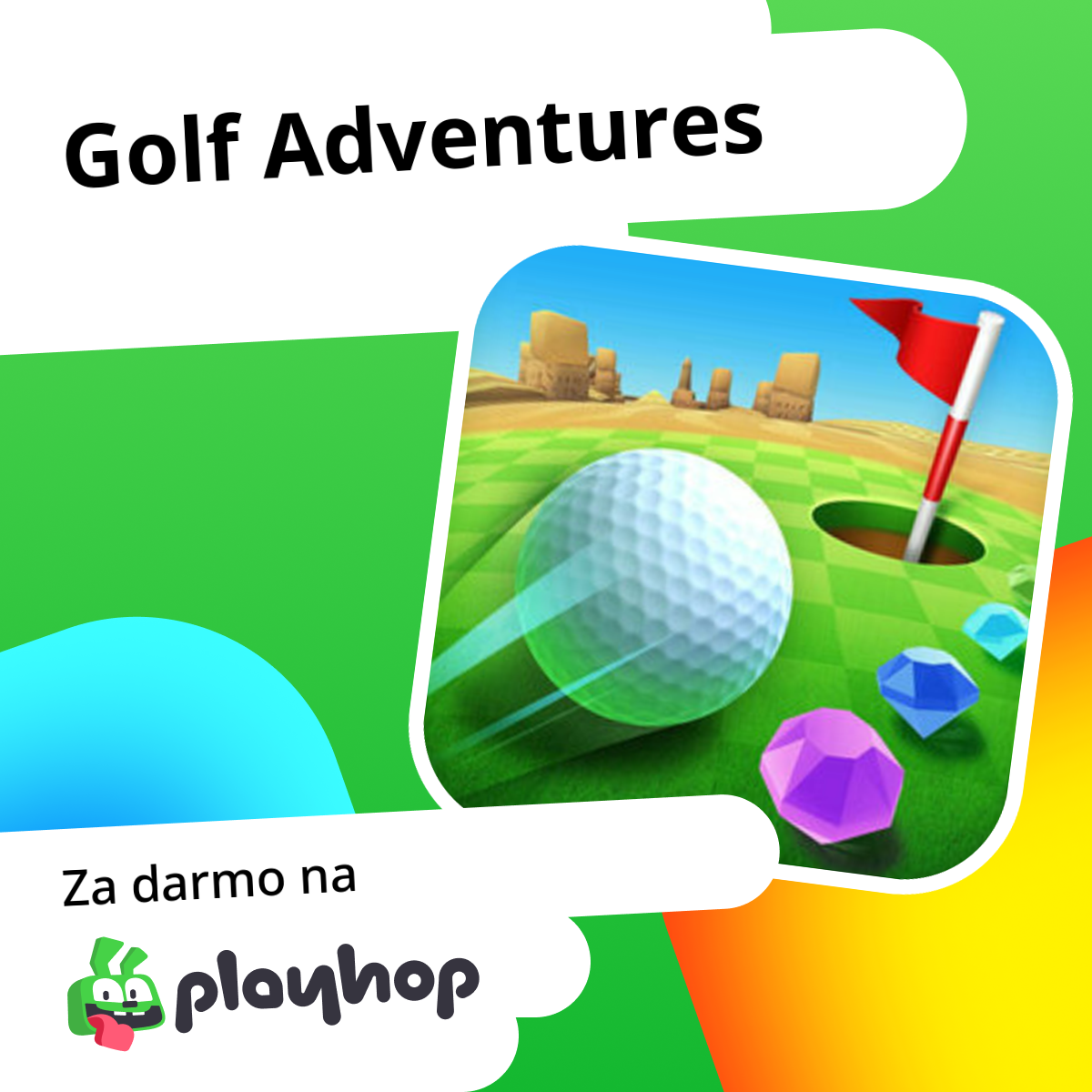 Golf Adventures (przez bdeuxagames): Graj Online Za Darmo Na Playhop