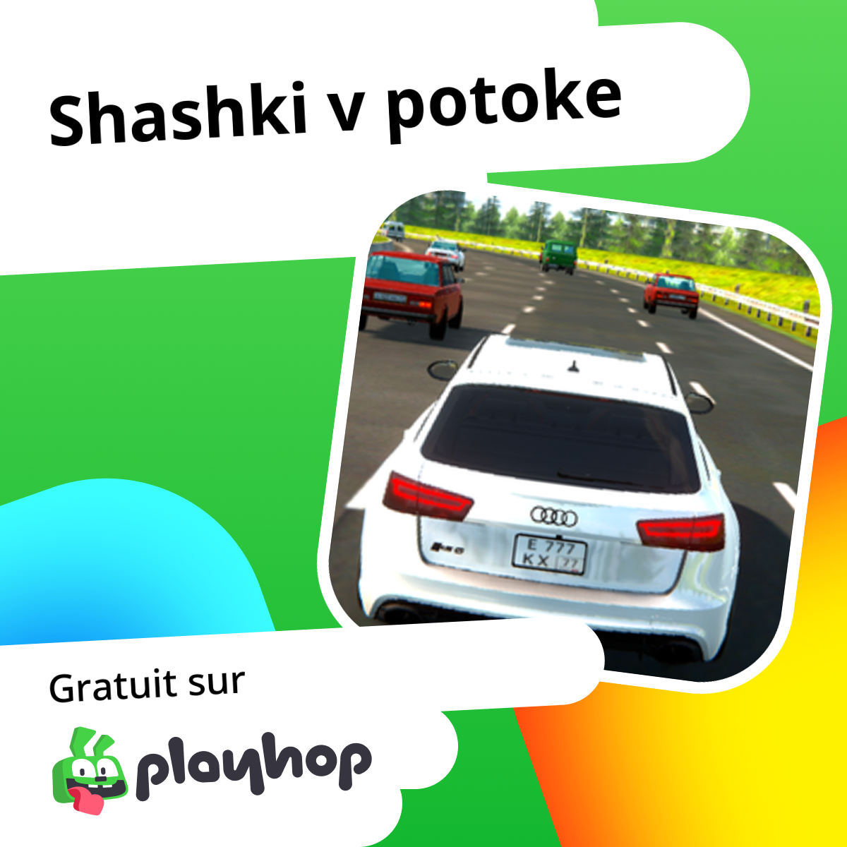 Shashki v potoke (par XaydexGame): Jouez En Ligne Gratuitement Sur Playhop