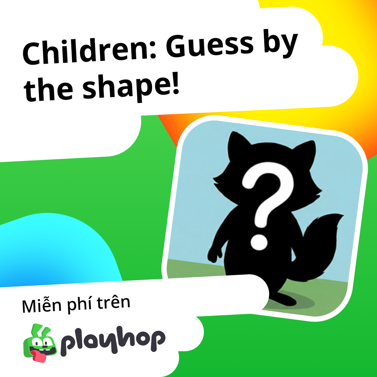 Children: Guess by the shape!: Chơi trực tuyến miễn phí trên Playhop