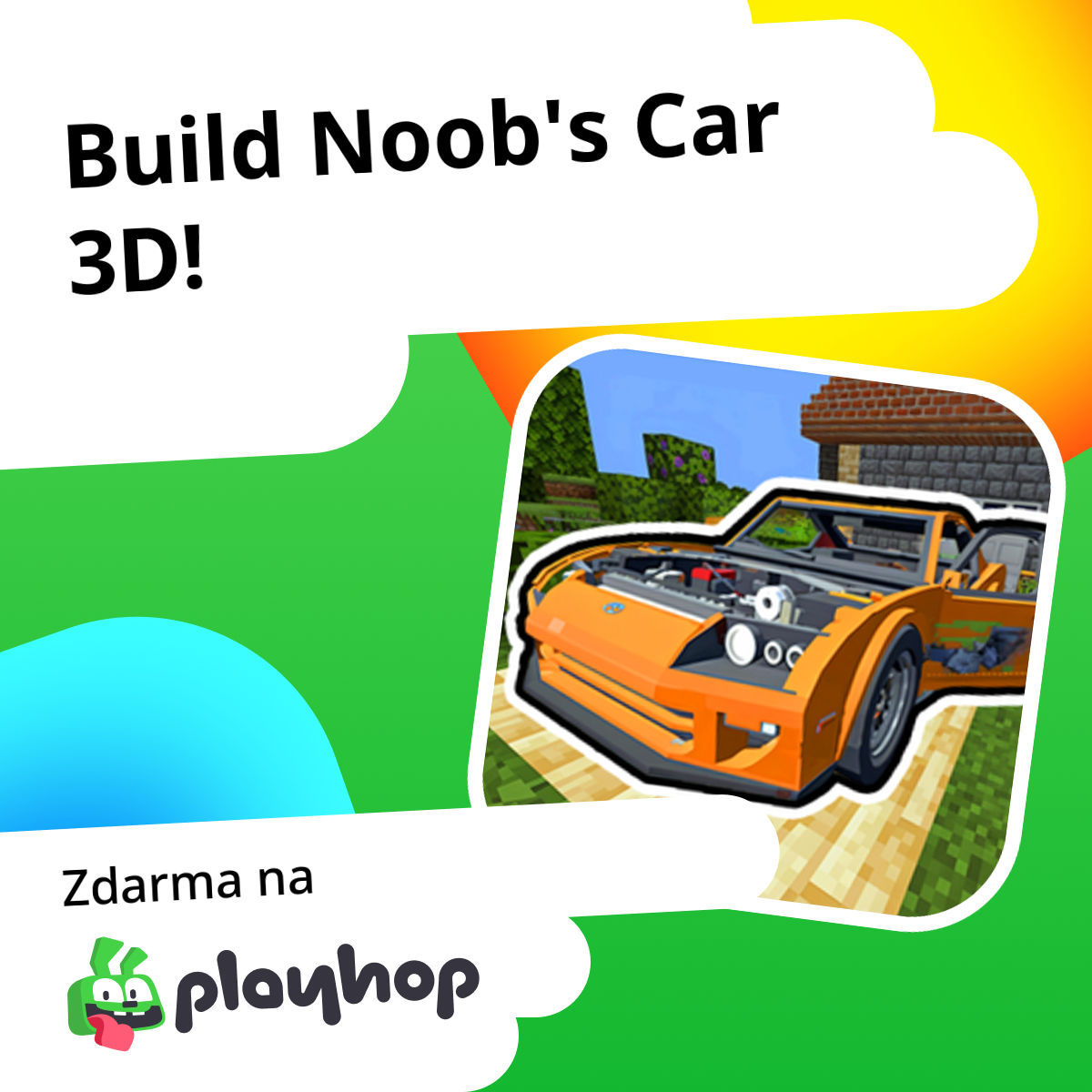 Build Noob's Car 3D! (od ZoltanGames): Hrajte online zdarma na Playhop