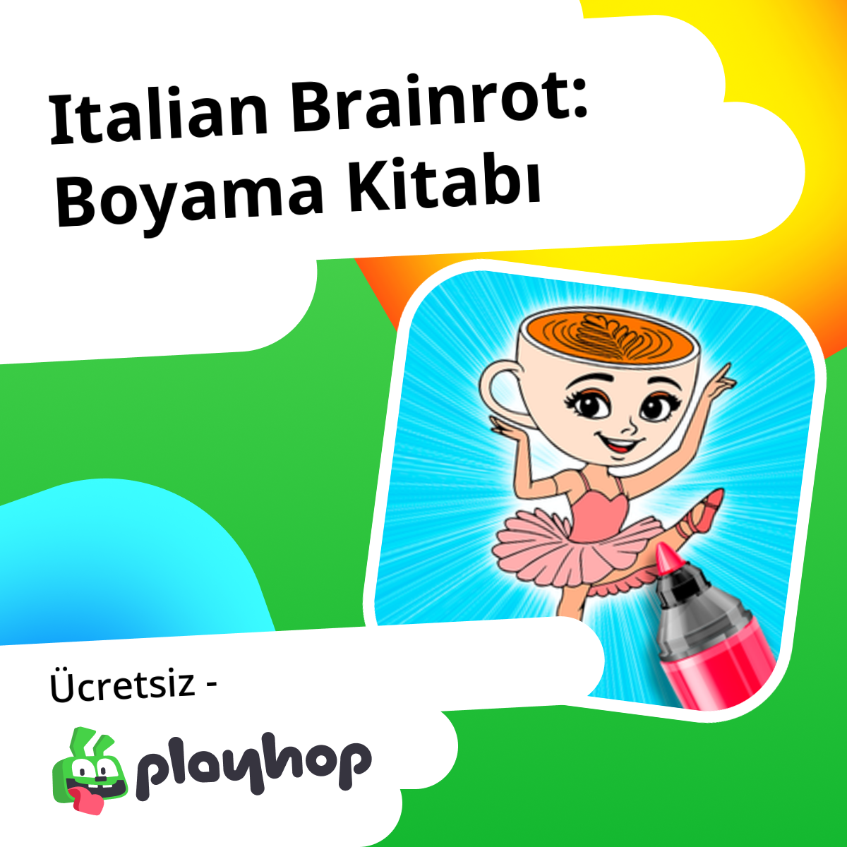 Italian Brainrot Coloring Book (Girls Games Puzzles geliştiricisinden ...
