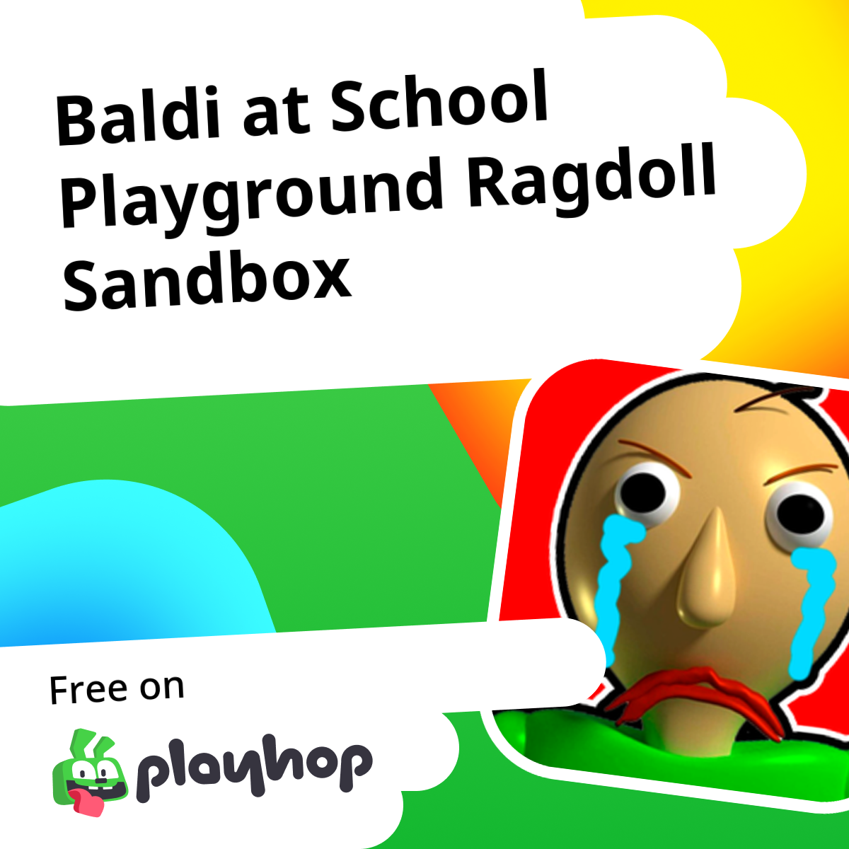 Baldi at School Playground Ragdoll Sandbox (توسط Roblo X Game): به صورت ...