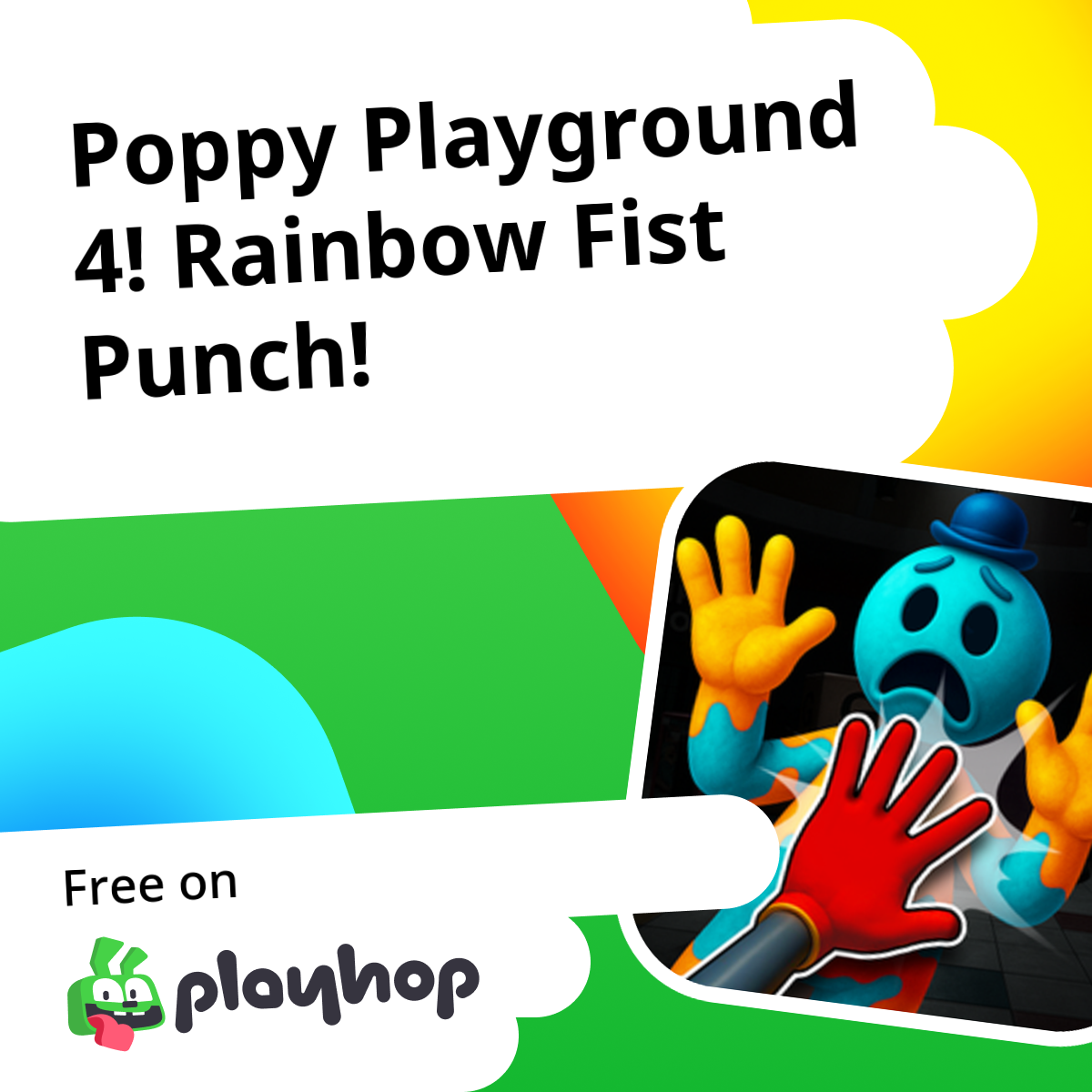 Poppy Playground 4! Rainbow Fist Punch! (על ידי Eccentric): לשחק באינטרנט בחינם על Playhop