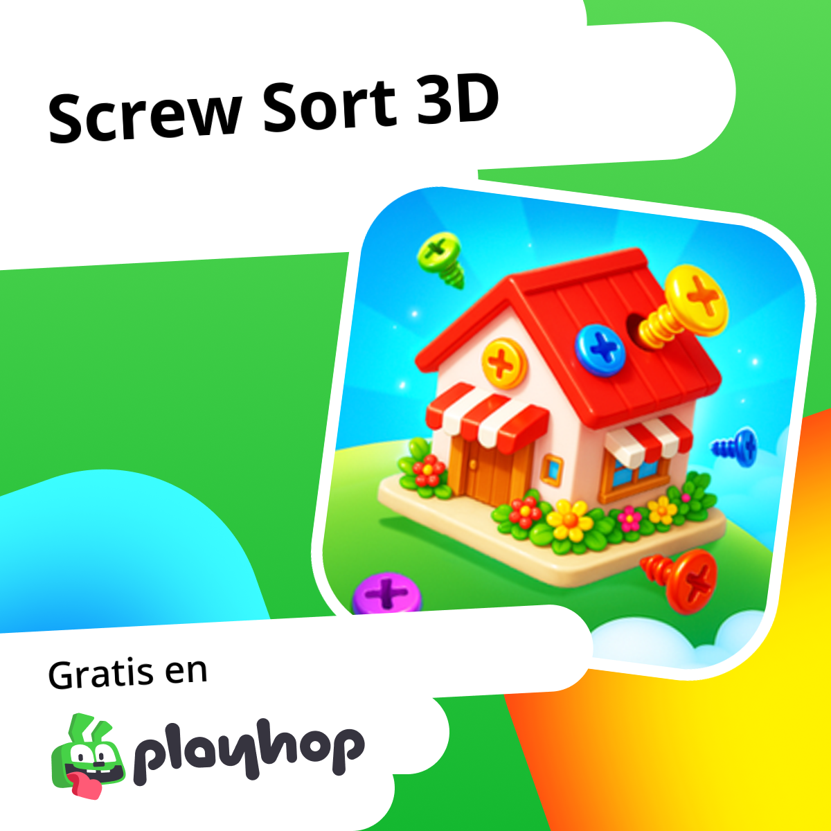 Screw Sort 3D (por TestMakers): Juega Gratis Online en Playhop