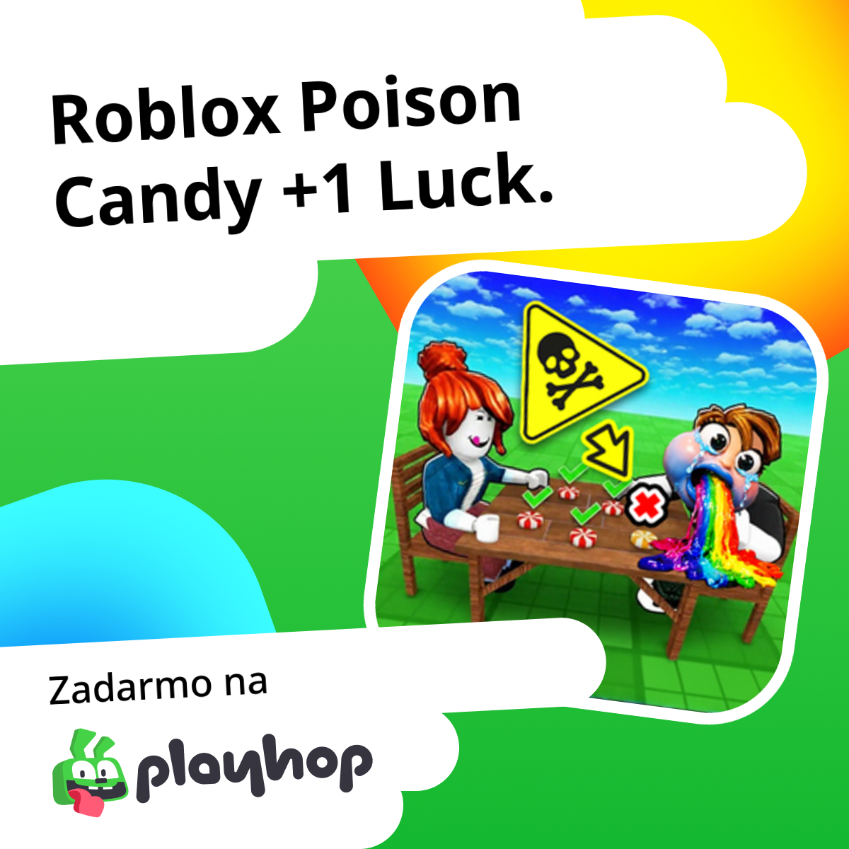 Roblox Poison Candy +1 Luck. (od GamesLocation): Hrajte Online Zadarmo ...