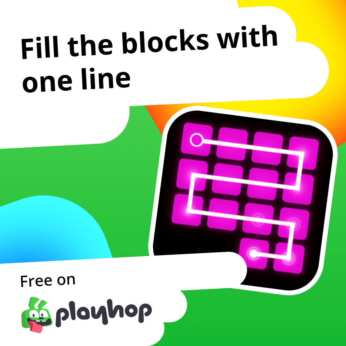 Fill the blocks with one line (by AKSPLAY): Play Online For Free On Playhop