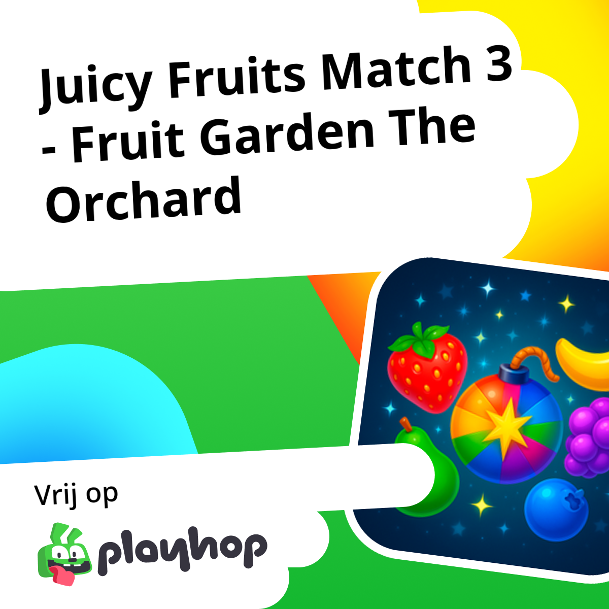Juicy Fruits Match 3 - Fruit Garden The Orchard (van Joy Games): speel ...