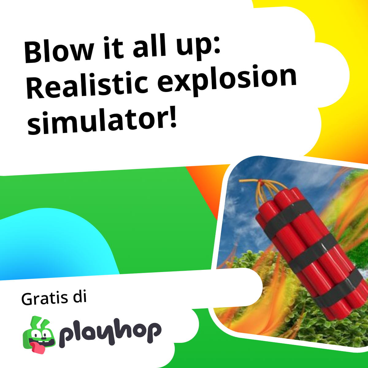 Blow it all up: Realistic explosion simulator! (oleh JellyLab): Mainkan ...