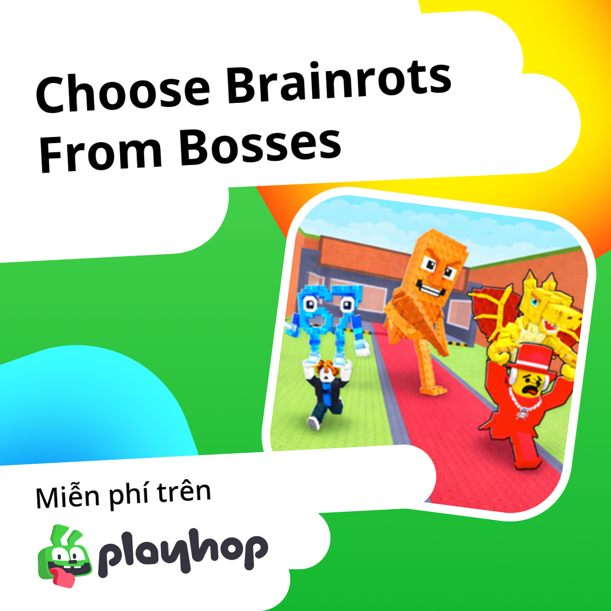 Choose Brainrots From Bosses: Chơi trực tuyến miễn phí trên Playhop