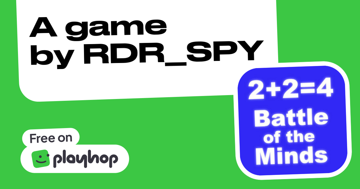 Games by RDR_SPY | Playhop