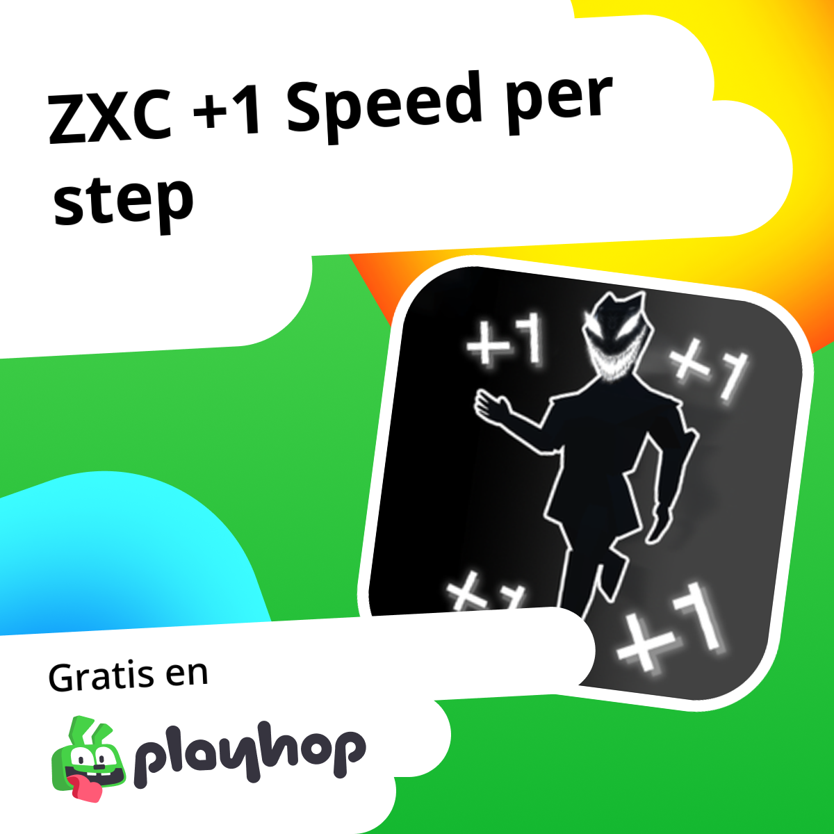 ZXC +1 Speed per step (per Kukiduku): Juega Gratis Online en Playhop