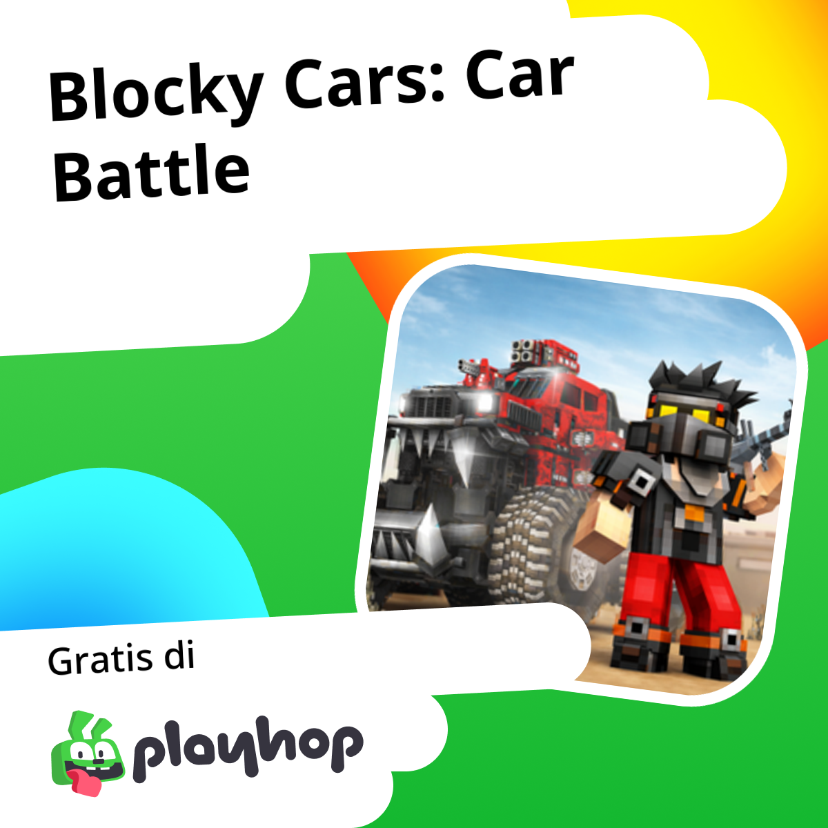 Blocky Cars: Car Battle (oleh MirraGames): Mainkan Online Secara Gratis ...