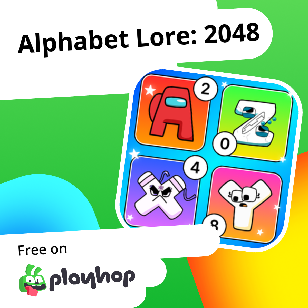 Alphabet Lore: 2048 (by Zk Games): Play Online For Free On Playhop