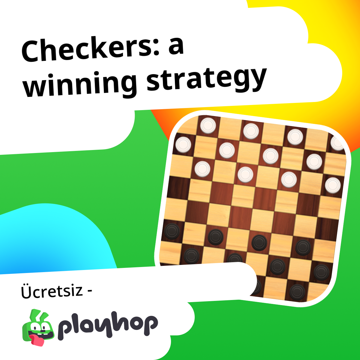 Checkers: a winning strategy: Playhop'da Ücretsiz Çevrimiçi Oynayın