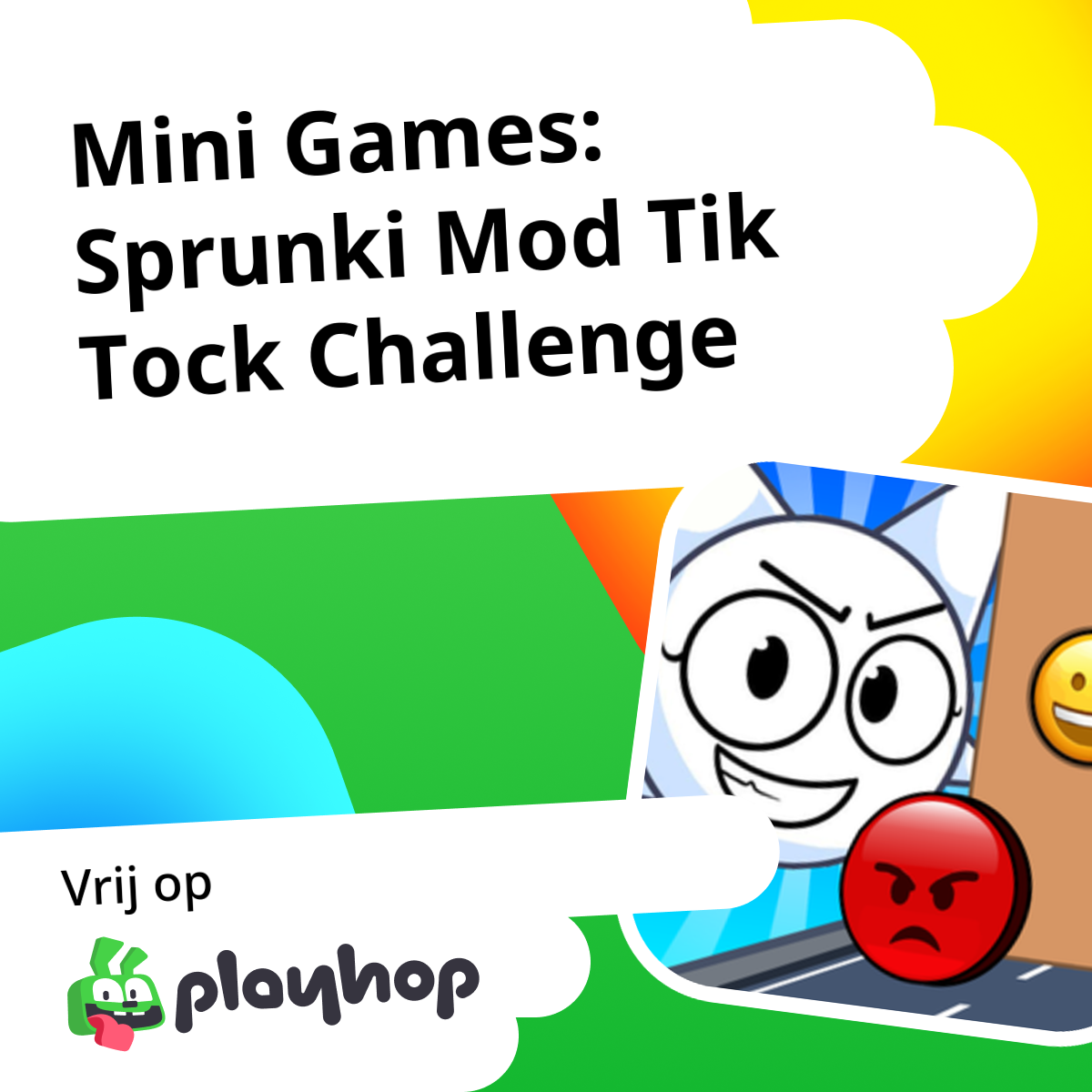 Mini Games: Sprunki Mod Tik Tock Challenge: Speel Gratis Online op Playhop