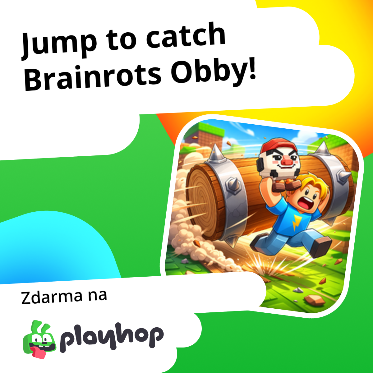 Jump to catch Brainrots Obby!: Hrajte online zdarma na Playhop