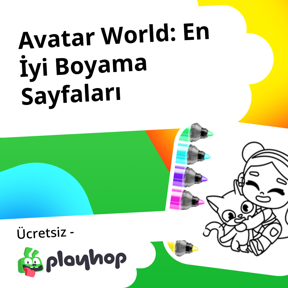 Avatar World: En İyi Boyama Sayfaları: Playhop'da Ücretsiz Çevrimiçi ...
