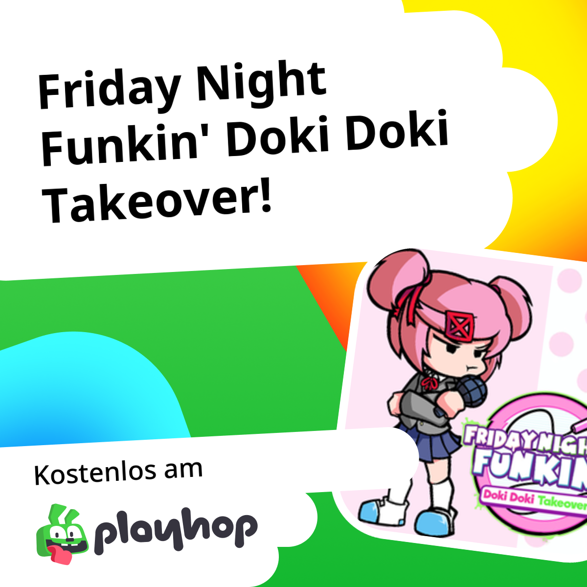 Friday Night Funkin' Doki Doki Takeover!: Kostenlos online spielen auf ...