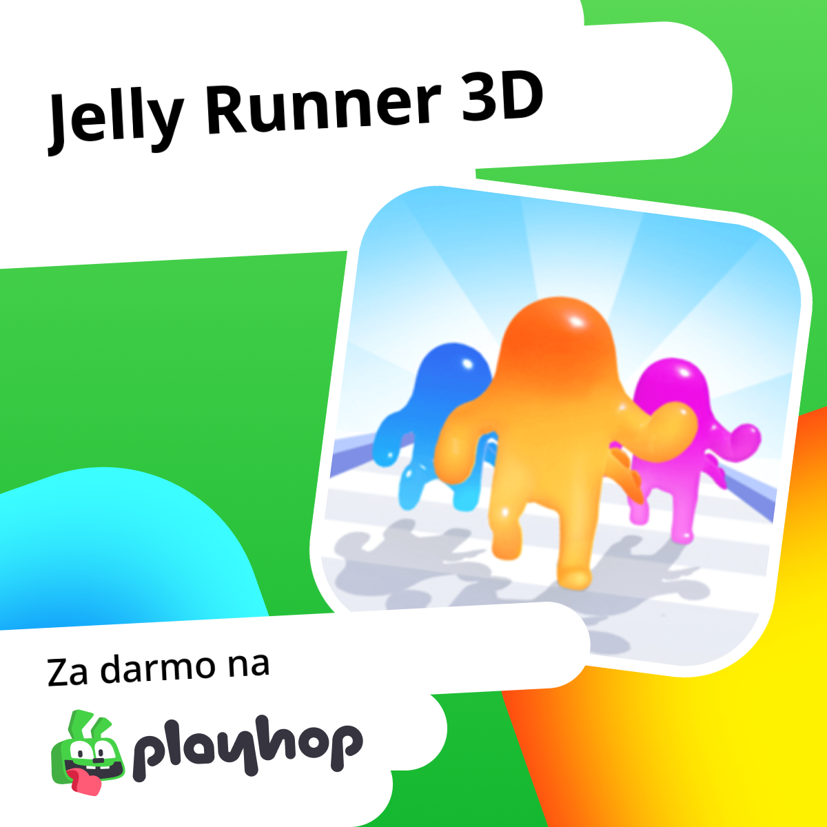 Jelly Runner 3D (przez Aiymny): Graj Online Za Darmo Na Playhop