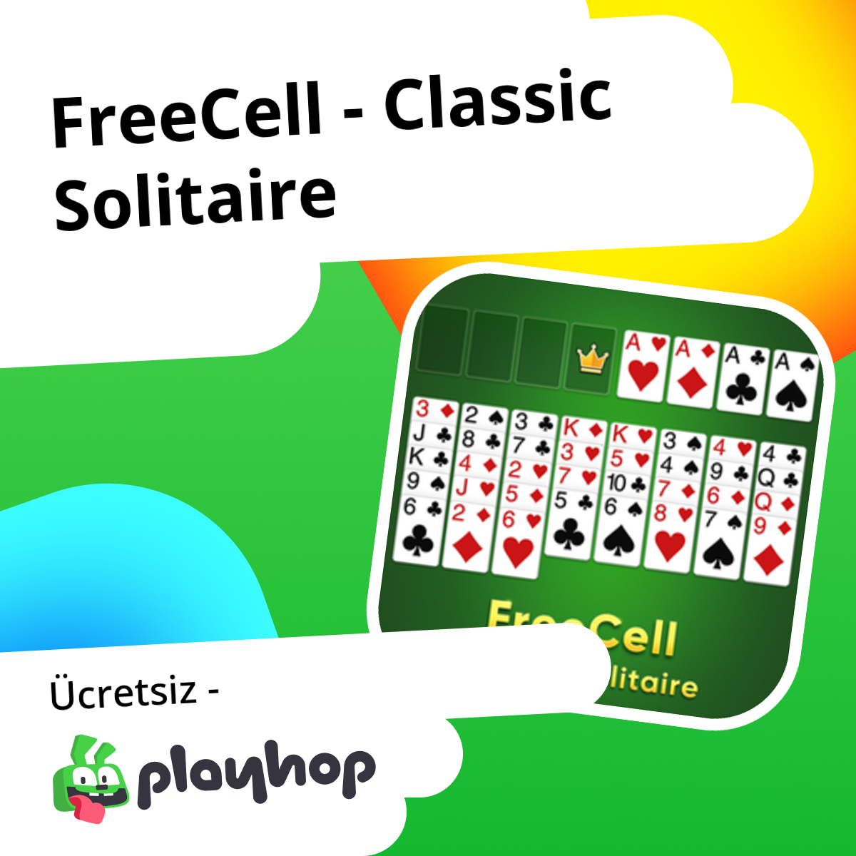 FreeCell - Classic Solitaire: Playhop'da Ücretsiz Çevrimiçi Oynayın