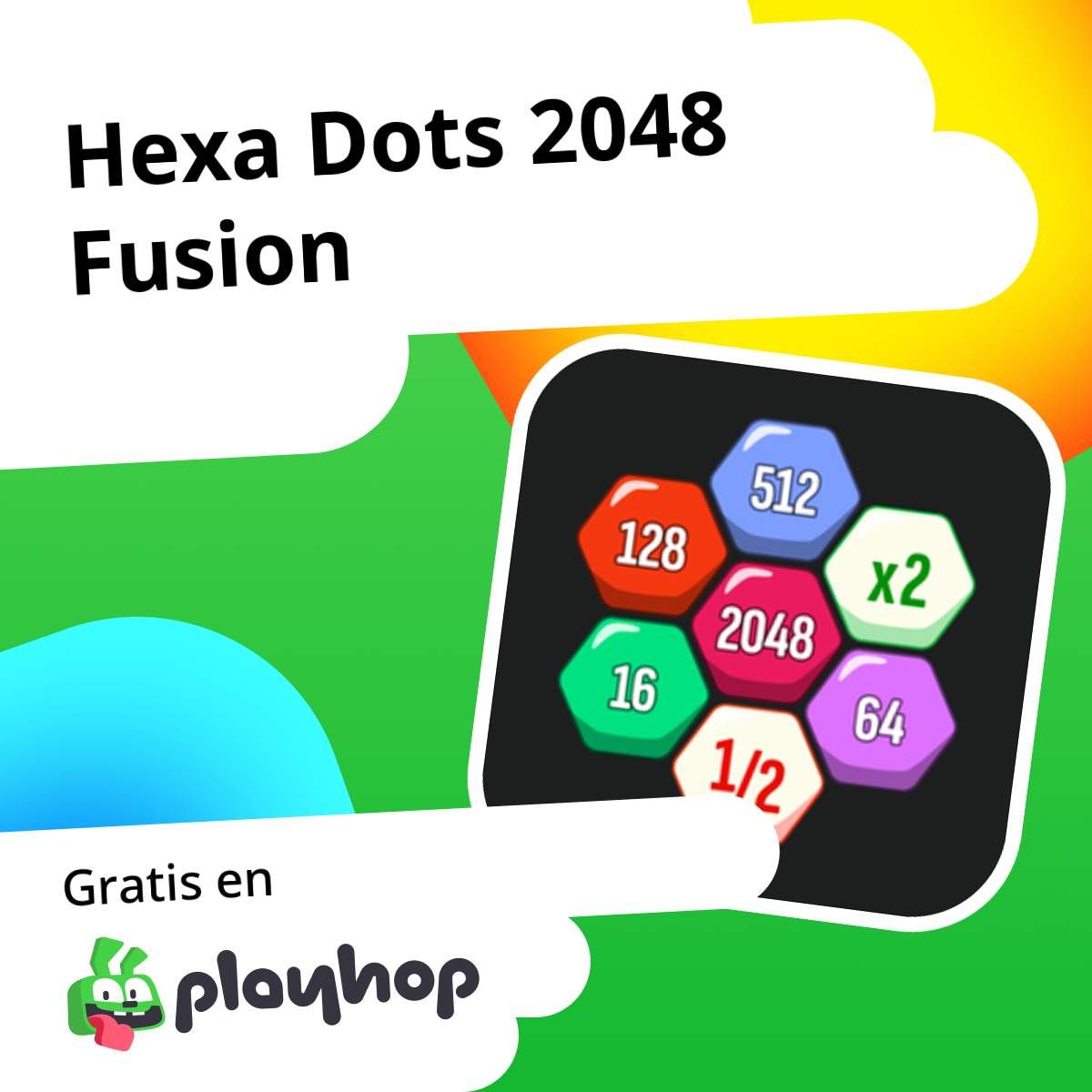 Hexa Dots 2048 Fusion (por ArripioGames): Juega Gratis Online en Playhop