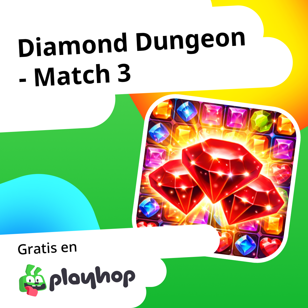 Diamond Dungeon - Match 3 (por AnimaGames): Juega Gratis Online en Playhop