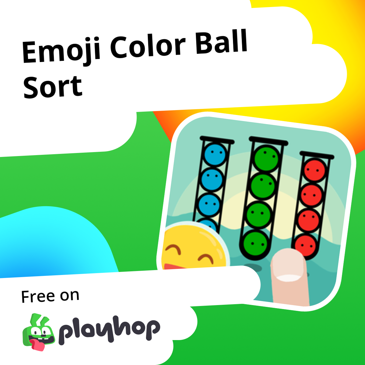 Emoji Color Ball Sort: Play Online For Free On Playhop