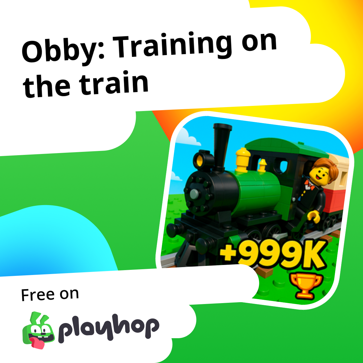 Obby: Training on the train (by Serbull): Play Online For Free On Playhop