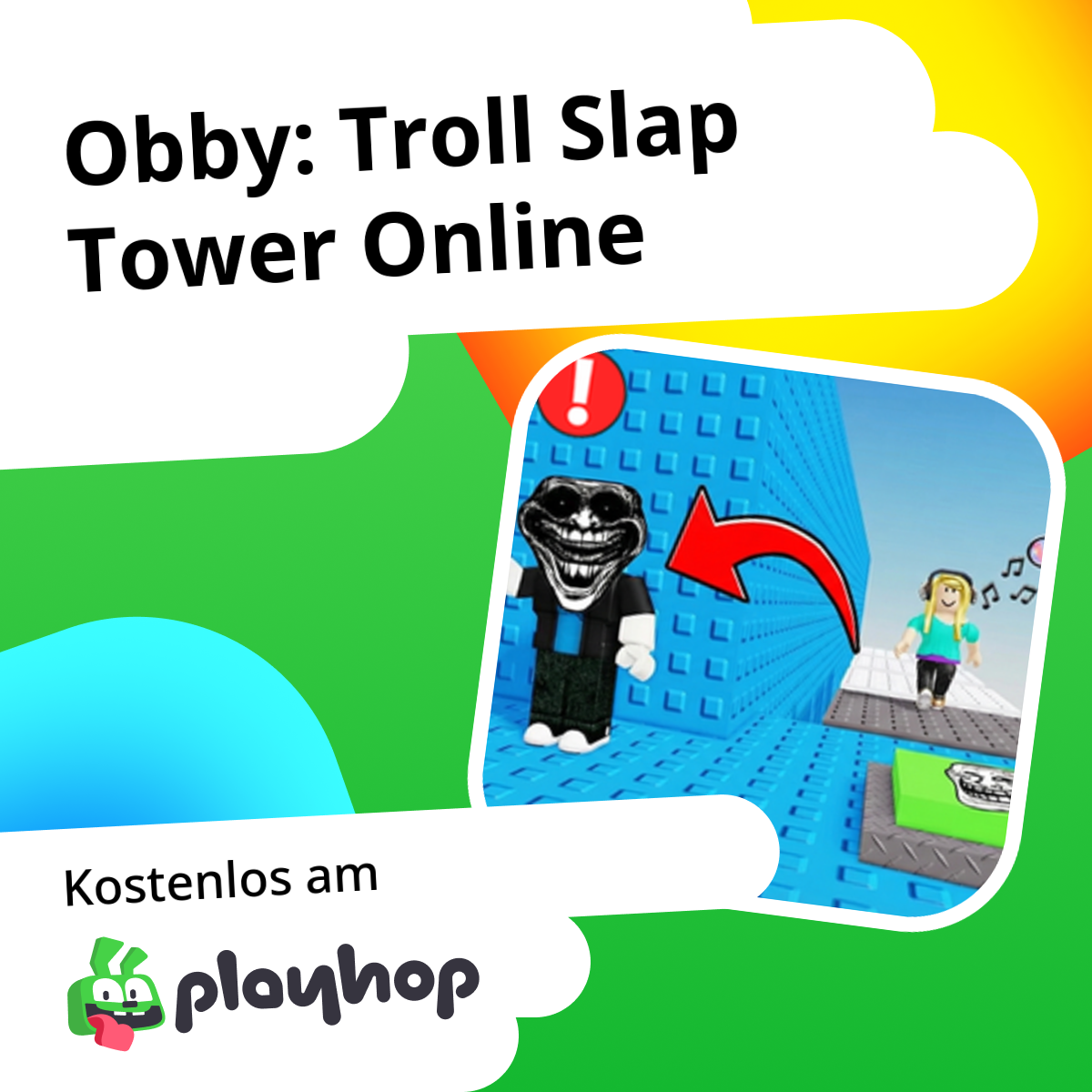 Obby: Troll Slap Tower Online (von M8X Studio): Spiele kostenlos online ...