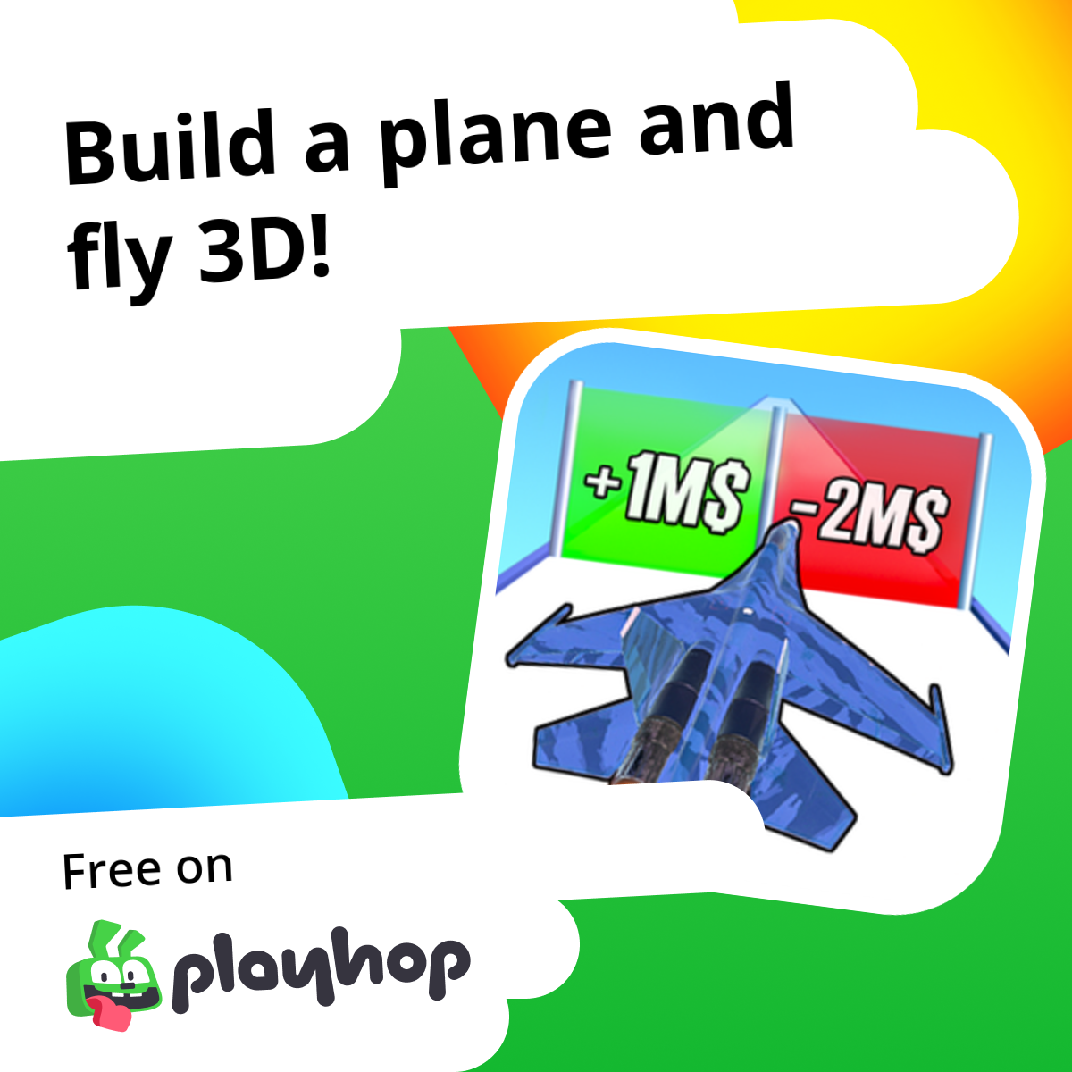 Build a plane and fly 3D! (by C Games): Play Online For Free On Playhop