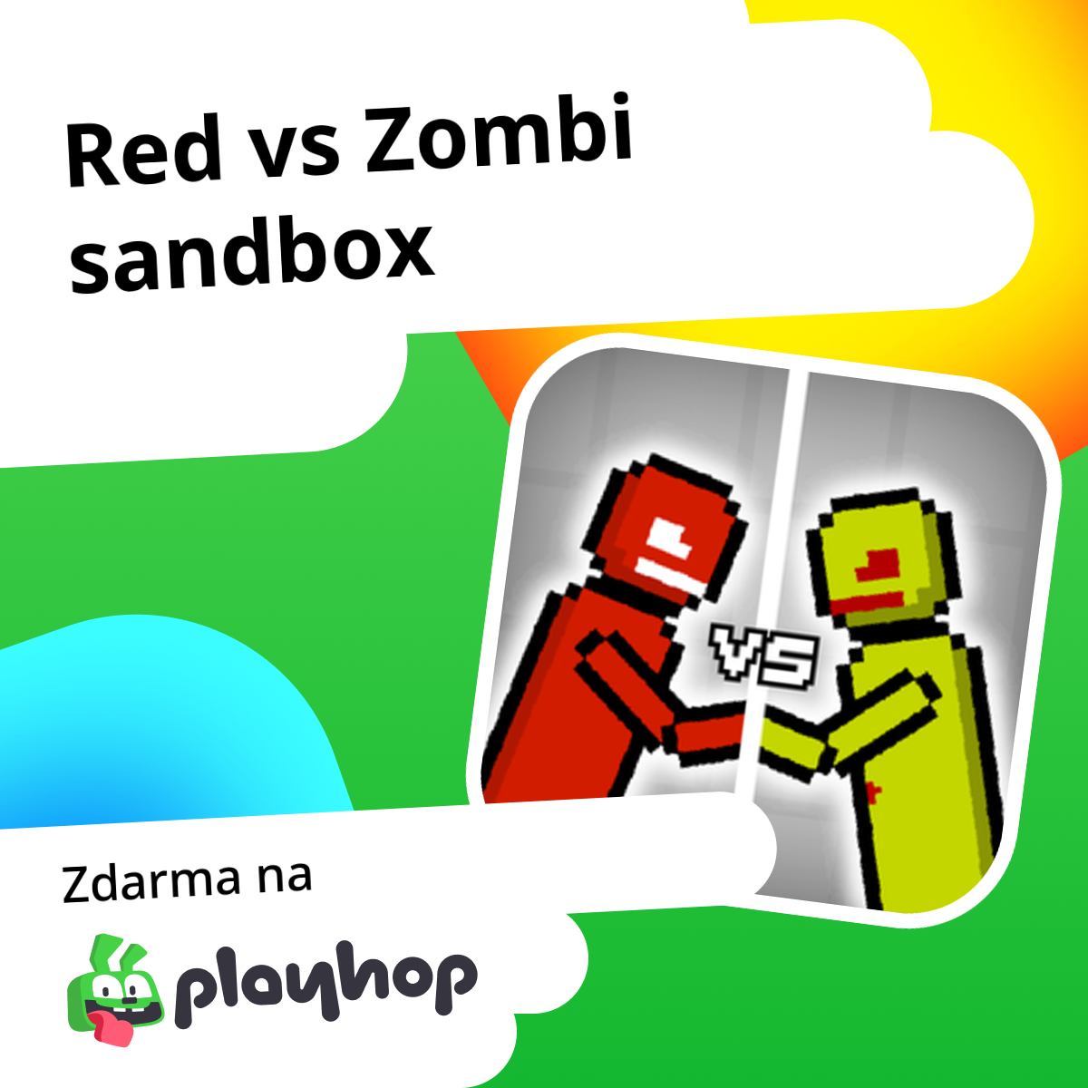 Red vs Zombi sandbox (od Weak Developer): Hrajte online zdarma na Playhop