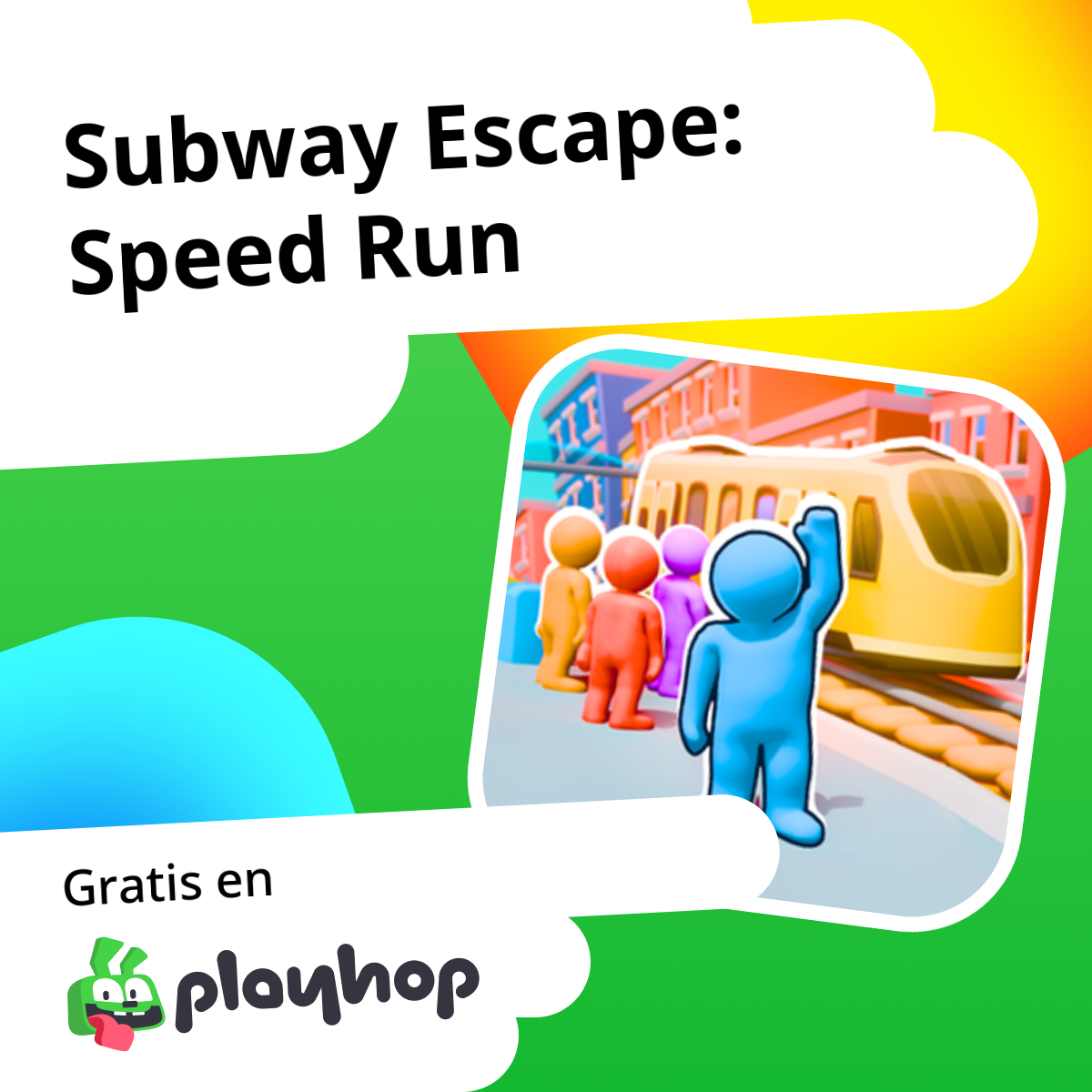 Subway Escape: Speed Run (por bdeuxagames): Juega Gratis Online en Playhop