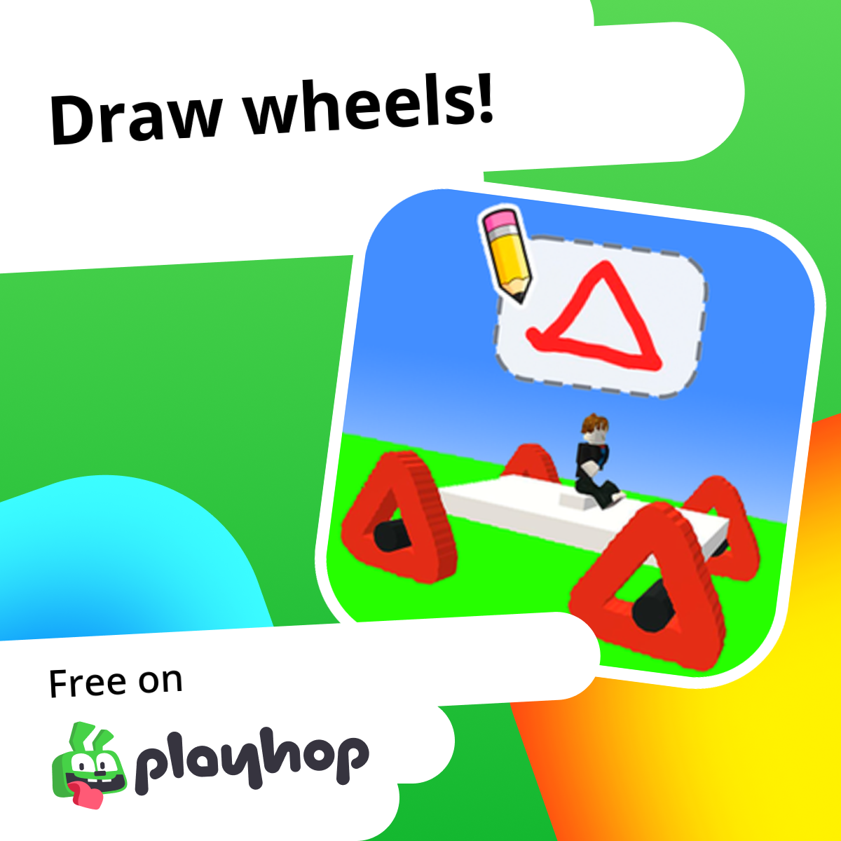 Draw wheels! (توسط MazlovProduction): بازی آنلاین به صورت رایگان در Playhop