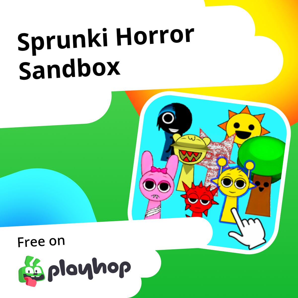 Sprunki Horror Sandbox (by kbvpneofit): Play Online For Free On Playhop