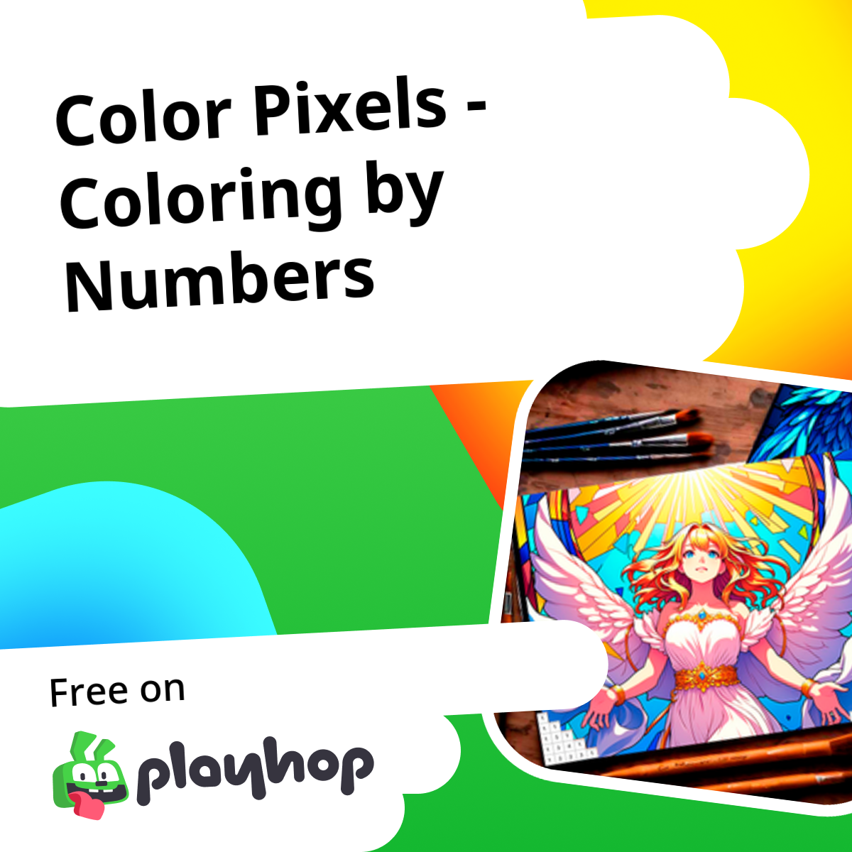 Color Pixels - Coloring by Numbers: به صورت رایگان آنلاین در Playhop ...