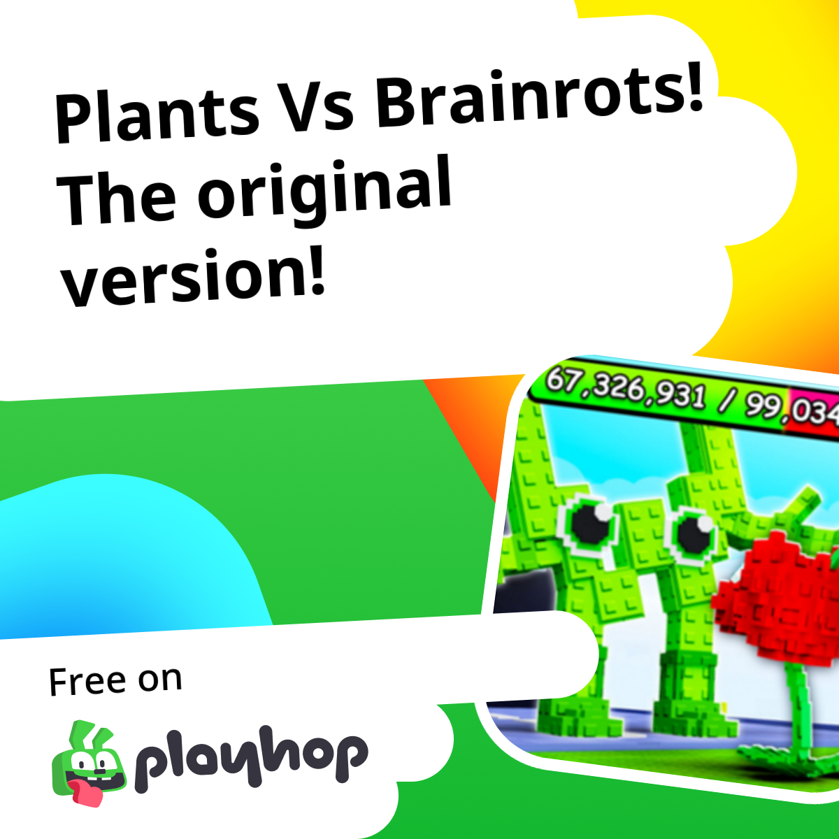 Plants Vs Brainrots! The original version! (by GreenGames): Play Online ...